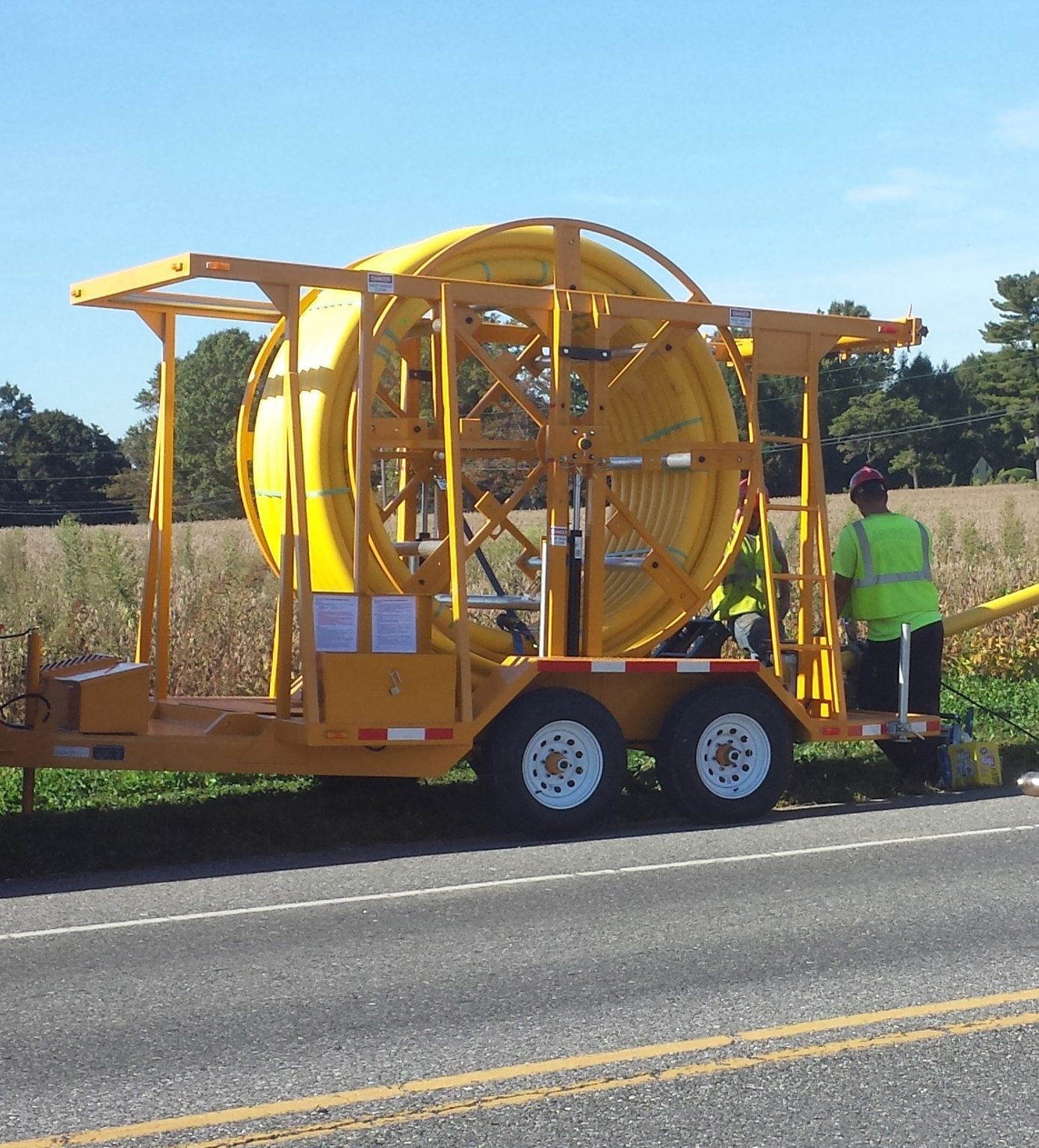 PLCS 2”-6” Coil Pipe Trailer – PLCS, LLC