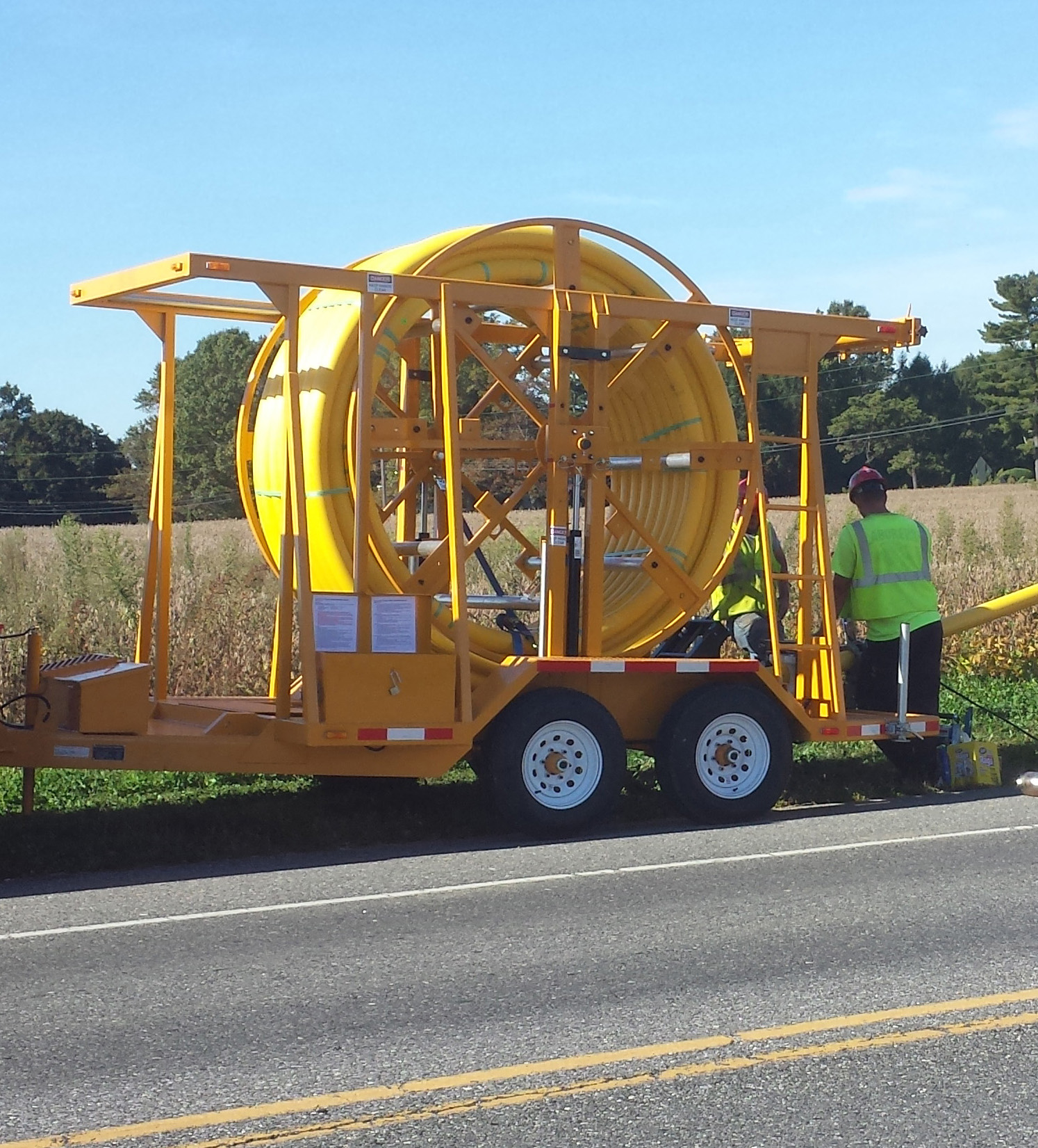 PLCS 2”-6” Coil Pipe Trailer – PLCS, LLC