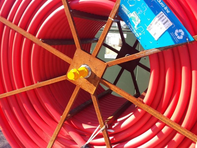 2″ PE Conduit Reel Trailer – PLCS, LLC