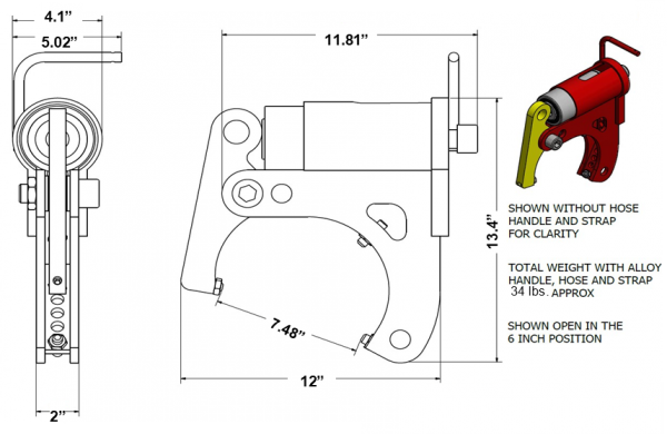 3″-6″ Handheld Pipe Cracker for Cast Iron – PLCS, LLC