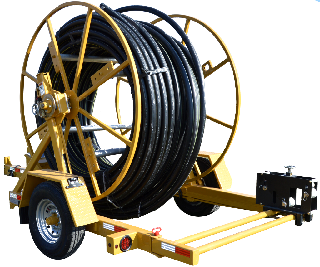 2″ Coil Pipe Trailer & Straightener – PLCS, LLC